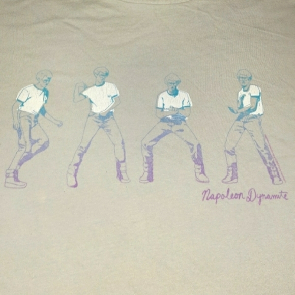 Vintage | Shirts | 206 Napoleon Dynamite Dancing Dance Moves Shirt ...